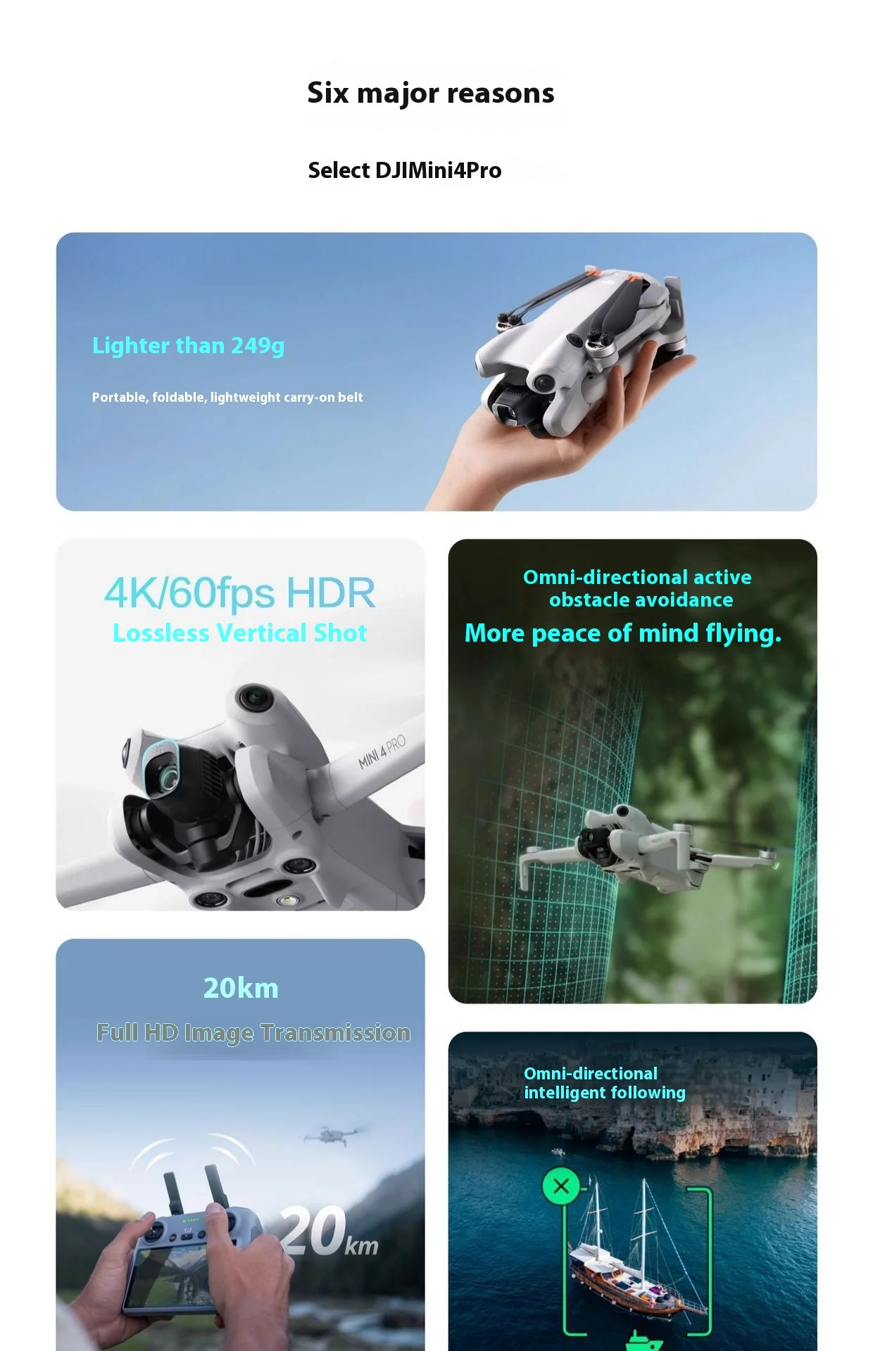 DJ Mini 4 Pro All-in-One Professional Mini Drone HD Remote UAV Toy ...