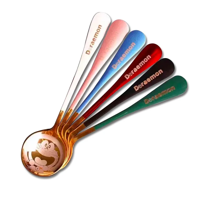 Doraemon Spoon Handle Customizable Logo,Customizable Color And Shape ...
