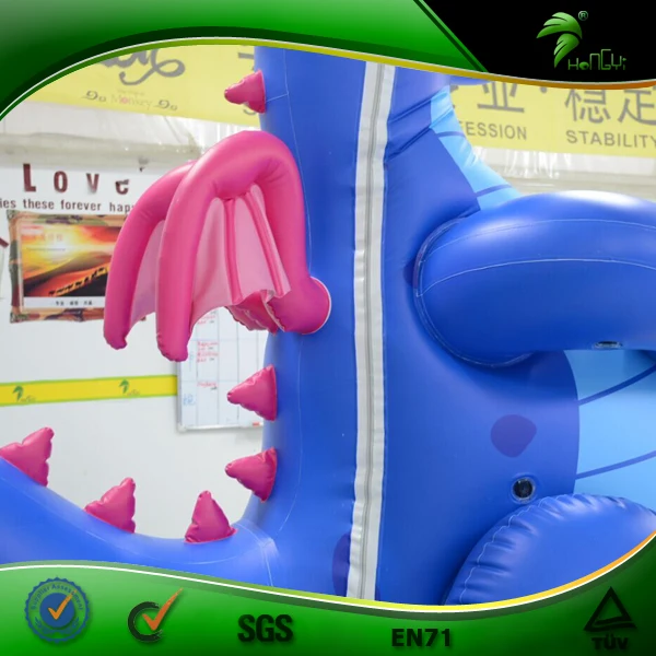 Hongyi Fat Inflatable Dragon Suit - Blue Cute Costume