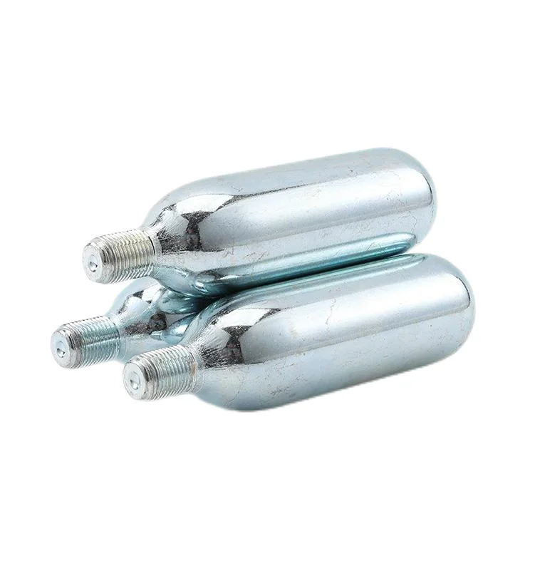 Beer Machine Accessories Food Grade Gas Cylinder With 5/8 Unf Thread 74g Co2 Cartridge - Buy ...