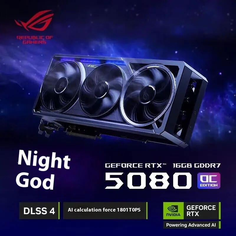 ROG Night God/TUF Special Agent/PRIME Master Series RTX5080 Desktop GPU ...
