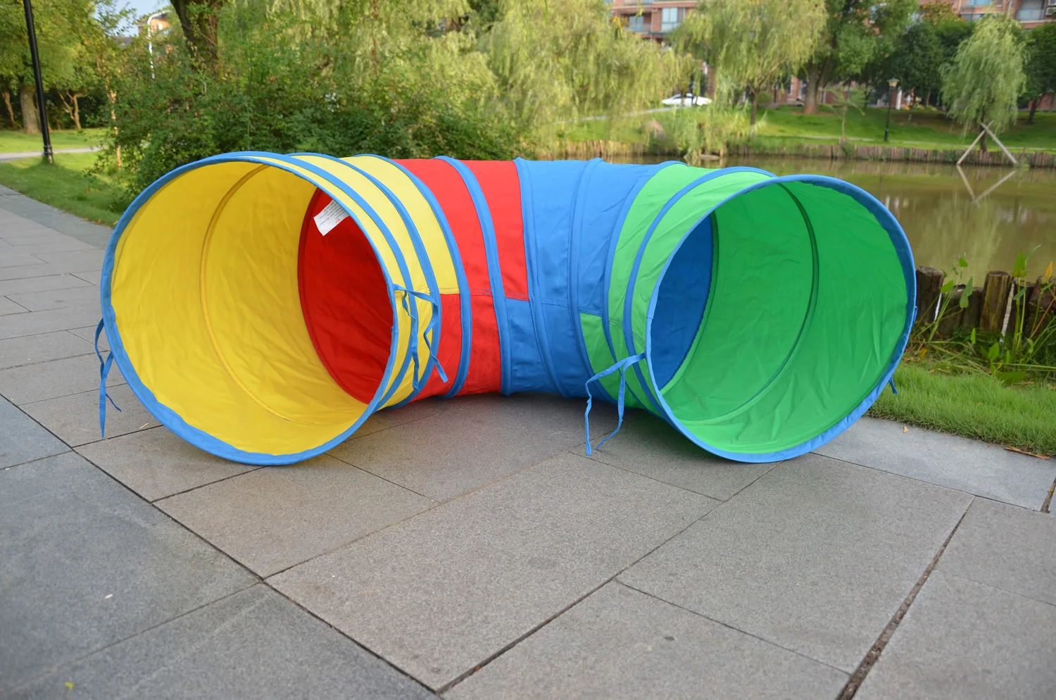 Children Tunnel Crawl Tube Baby Toys Rainbow Burrow Tunnel Tent - Buy ...