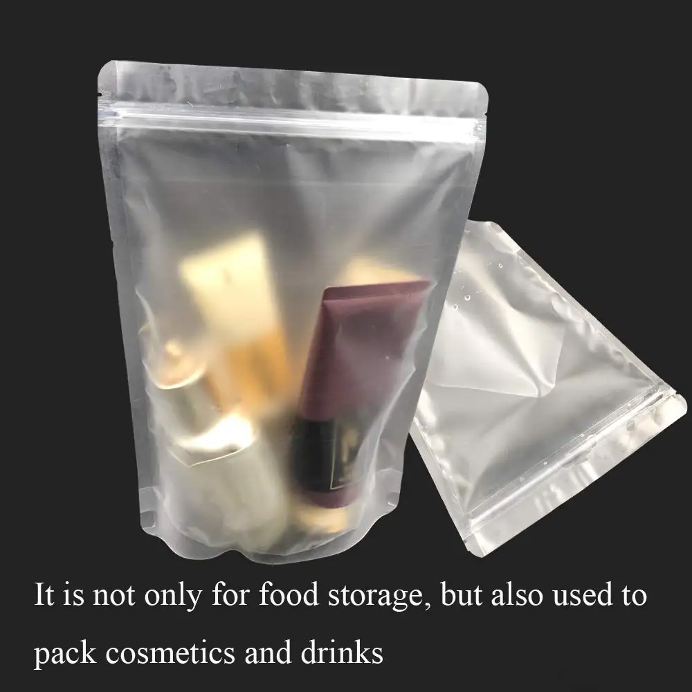 Matte Frosted Cookie Candy Bag Packaging Zipper Resealable Stand Up ...