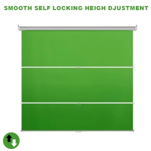 Pull down Retractable Green Screen Backdrop for Photography