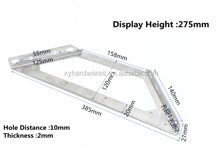 Custom Metal Triangle Corner Reinforce Stair Wall Beam Support Bracket ...