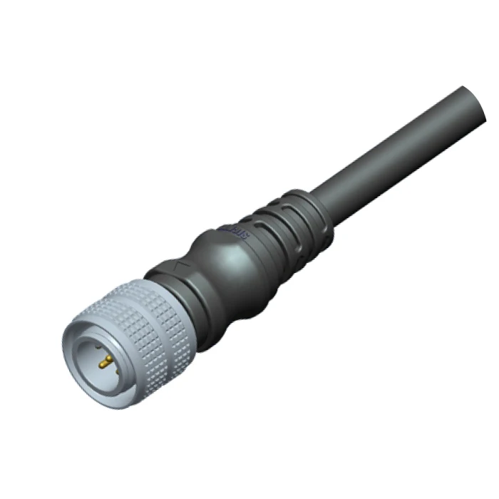 M12 Push-pull Circular Connector Waterproof IP67 Ip68 Moulded on Cable ...