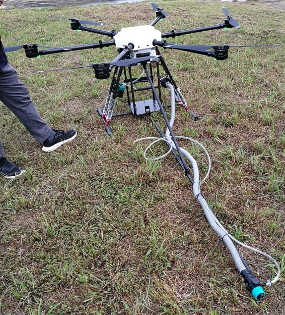 Roof Huge Building Cleaning Acrylic Drone For Painting High Facades ...