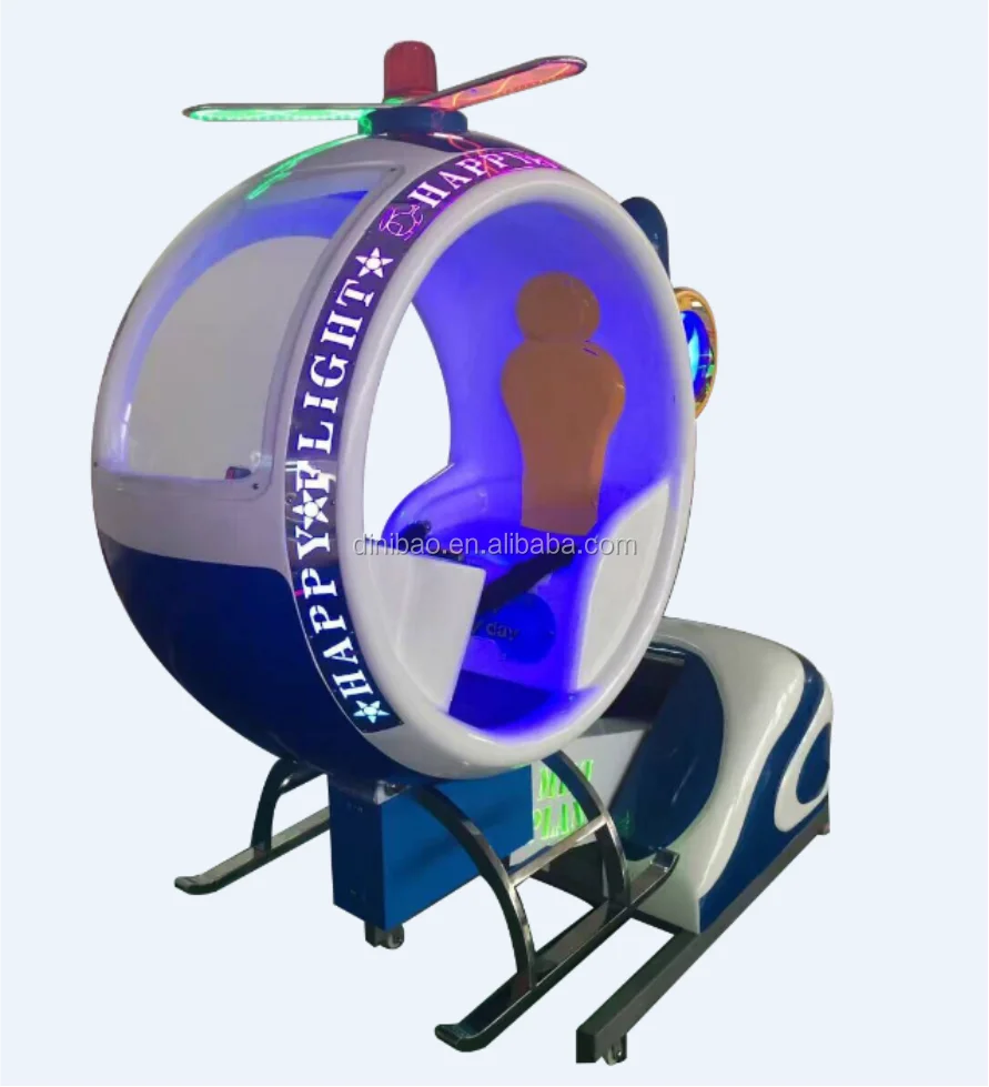 Dinibao Coin Operated Helicopter Rides for Amusement Parks