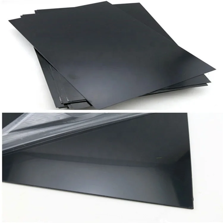 High Glossy Black Abs Plastic Sheet (acrylonitrile-butdiene-styrene ...