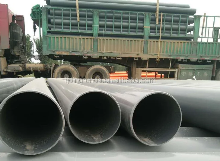 Large PVC Pipes 100mm to 500mm for Water Supply & Drainage - OEM