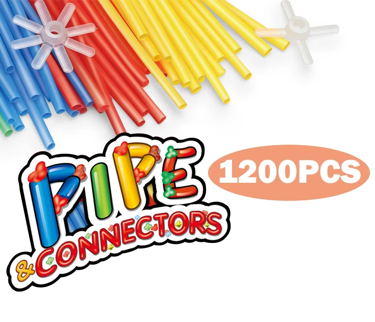 Pipe Connectors Educational Toys Play Set For Kids Over 3 Diy Games For ...