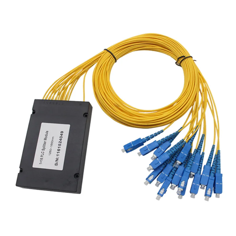 Passive Splitter Box Fiber Optics Sc Upc Plc 1:2 Fiber Splitter Abs ...