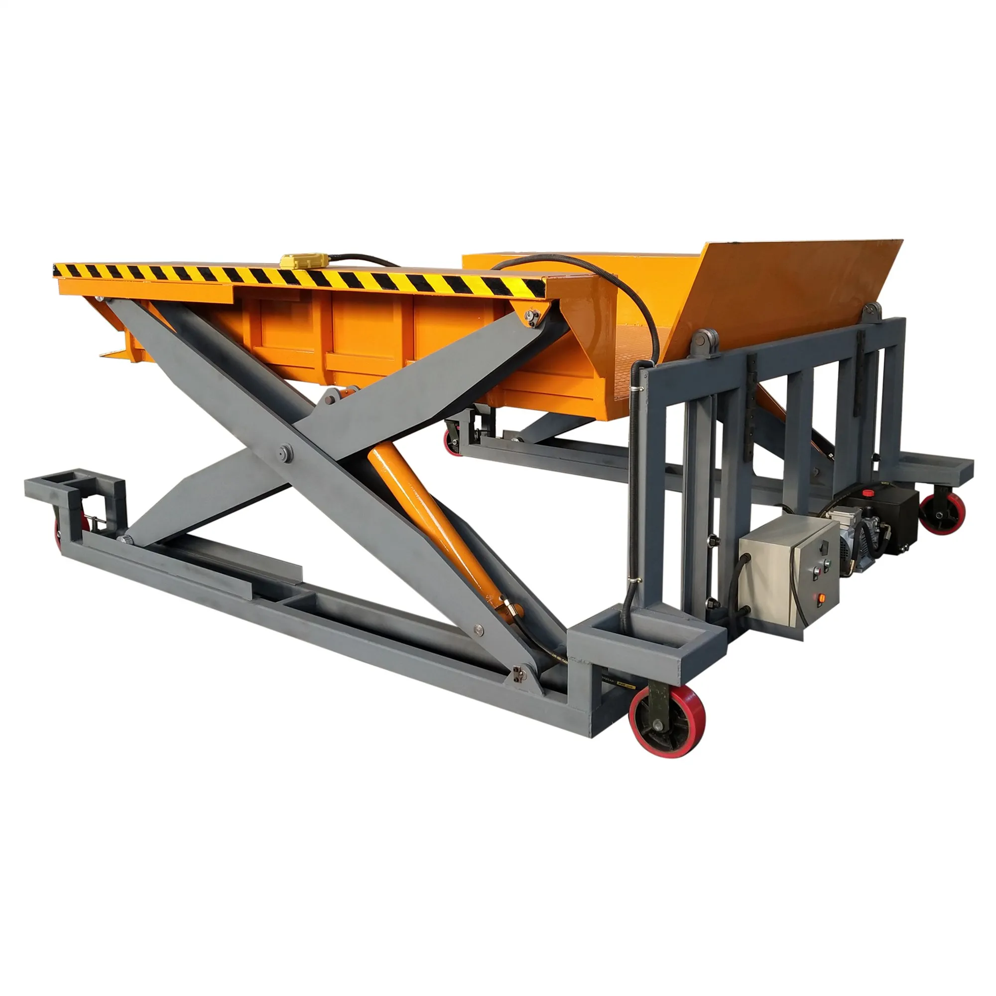2t Mobile Container Lifting Scissor Lift Unloading Lift Table - Buy ...