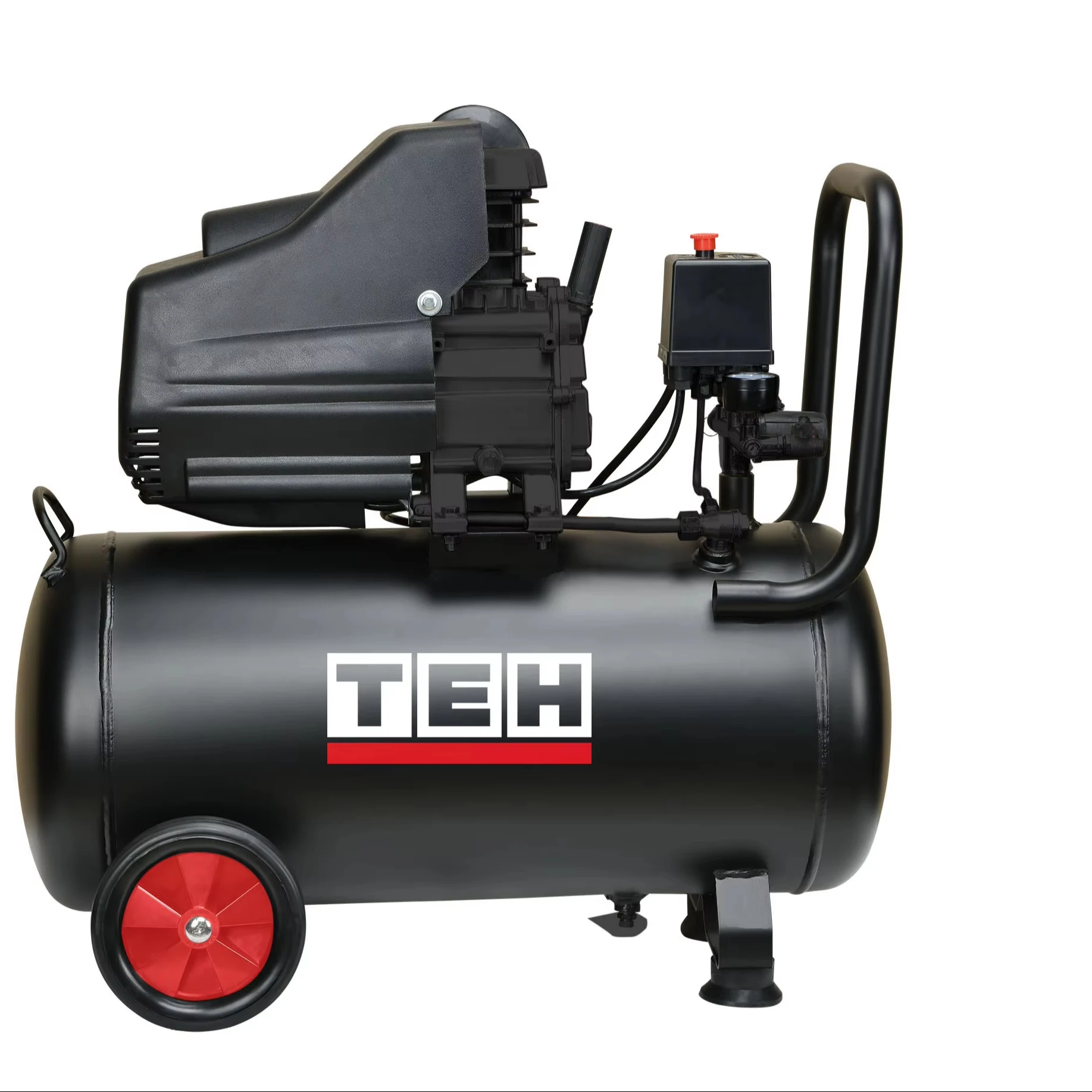 TEH 220V 2HP 1500W AC Oil-Free 8 Bar Portable Industrial Air Compressor ...