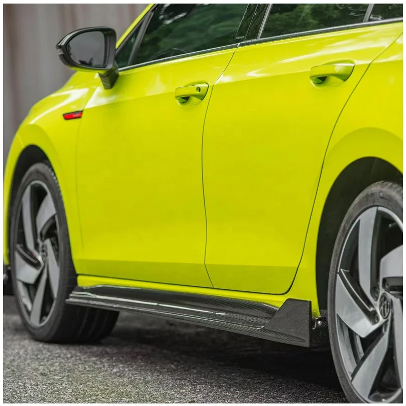 For 2020 2023 Volkswagen Golf8 MK8 Real DRY Carbon Fiber Front Bumper ...