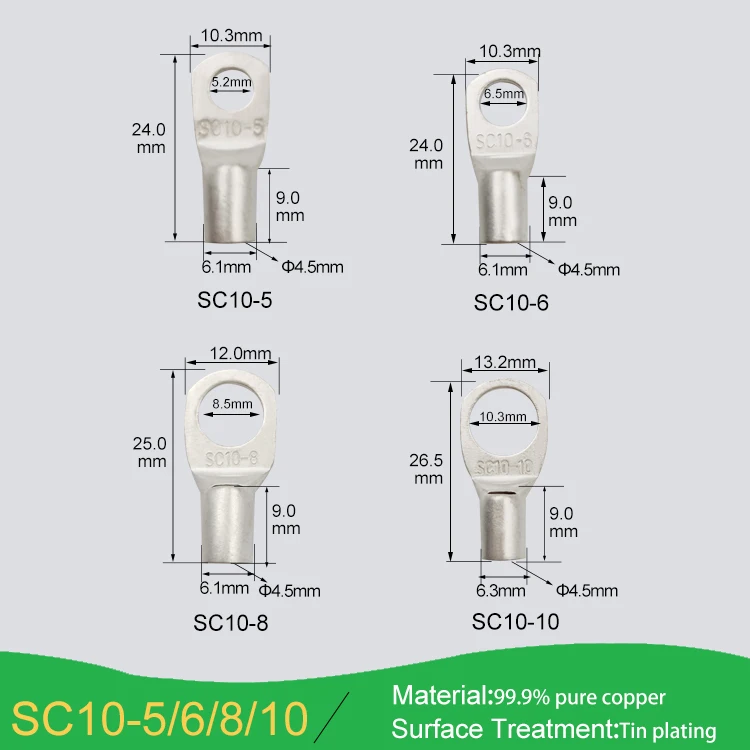 Guchuan SC10-5 SC10-6 SC10-8 SC10-10 Hochwertige SC-Serie Kupfer ...