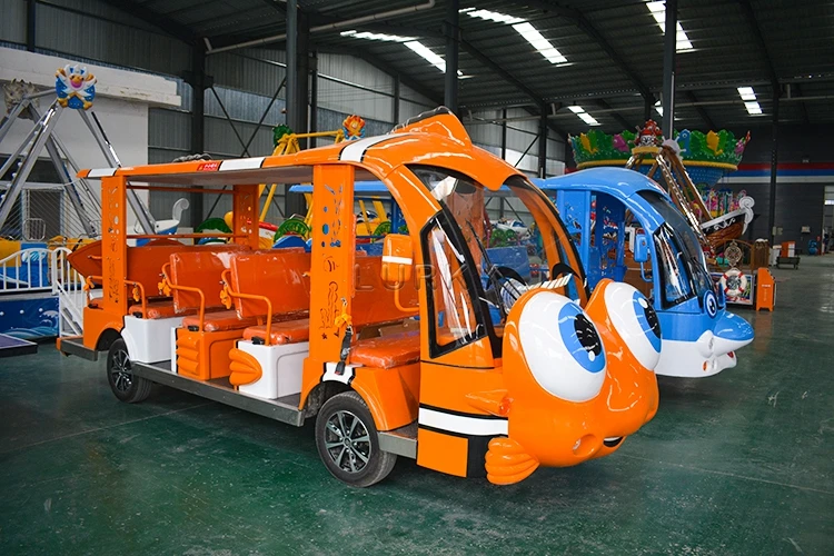 Funfair Rides Sightseeing Bus Car - Electric Park Vehicle