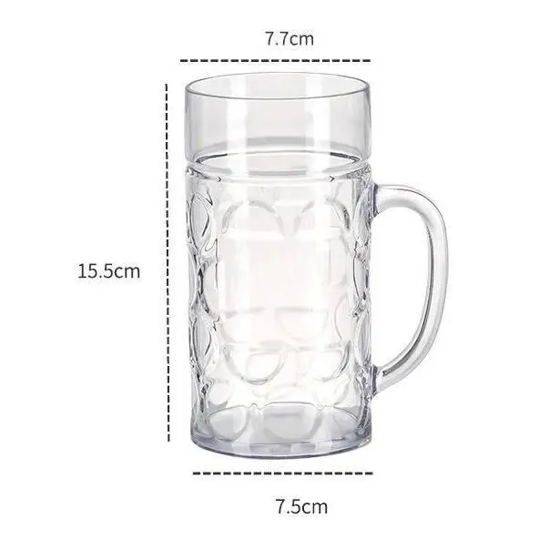 Promotional Clear Plastic AS PS Acrylic Beer Drinking Cups Large ...