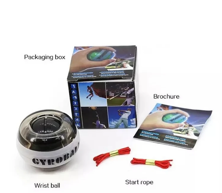 Trainer Gyroscope Led Wrist Ball Strengthener Gyro Gym Fitness Arm ...