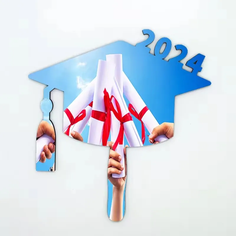 Custom 5mm Single Side Mdf 2024 Graduation Paddle Sublimation Grad ...