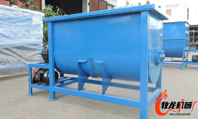 Bean Mixer Feed Grain Mixer Horizontal Ribbon Feed Mixer1000liter Grass ...