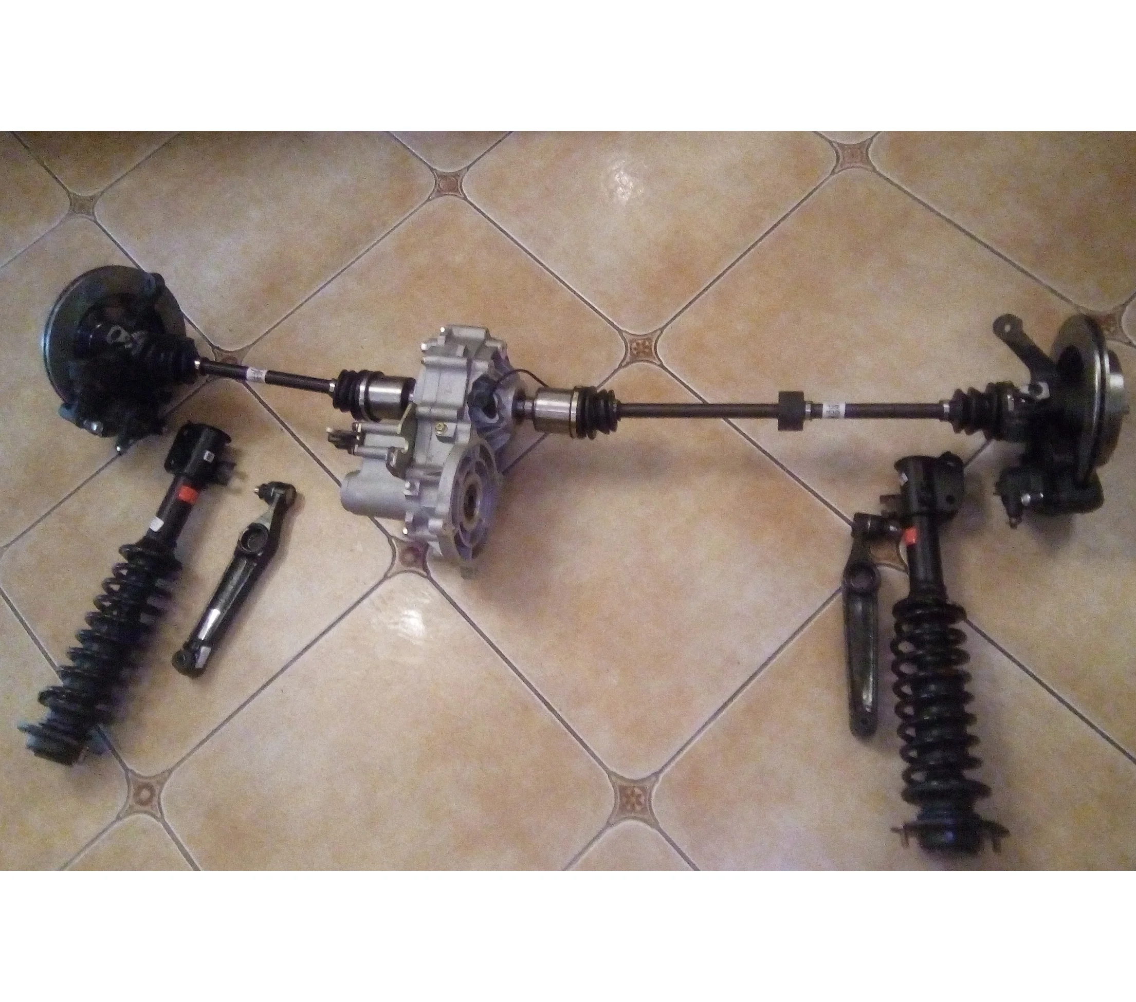 2 Speed Electric Motor Driving Independent Hanging Axle