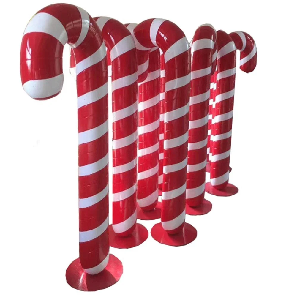 Handmade Large Colorful Fiberglass Candy Cane For Christmas Decoration ...