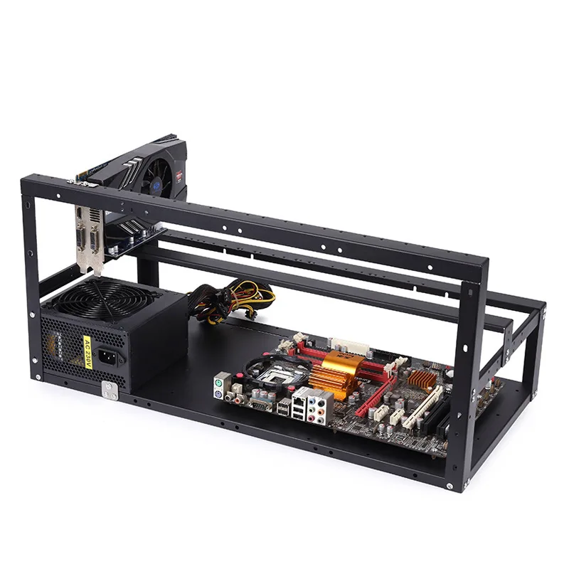 8gpu Graphics Video Card Rig Stackable 8 Gpu Open Air Rig Case Rack ...