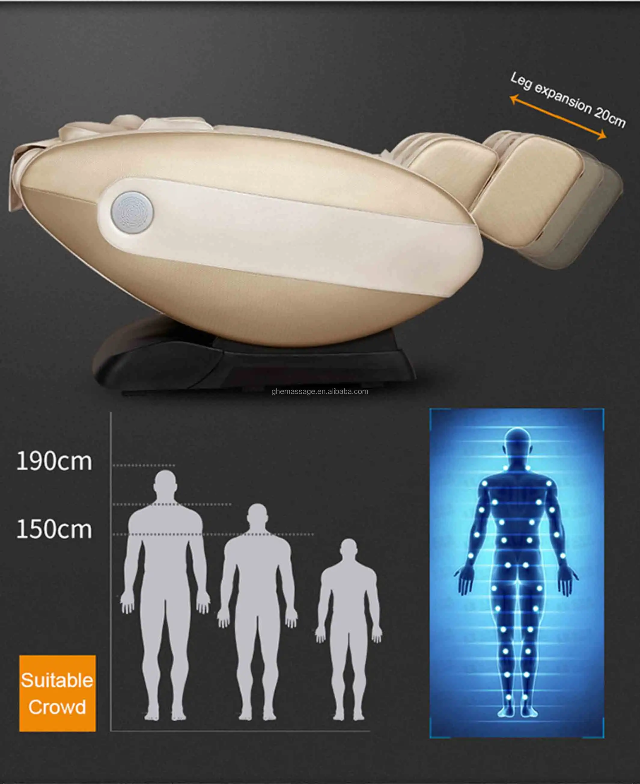 3d Zero Gravity Body Vibration Pedicure Super Deluxe Stressless Shouken ...