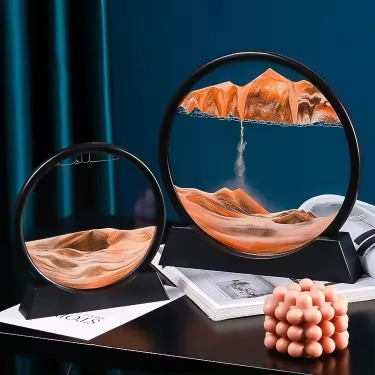 Factory 3d Hourglass Deep Sea Sandscape Flowing Sand Frame Relaxing ...
