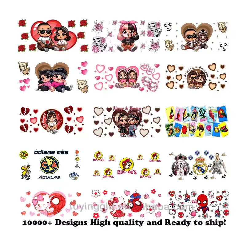 Top Sell Chicano Cholo Uv Dtf Cup Wrap Transfers Custom Waterproof ...