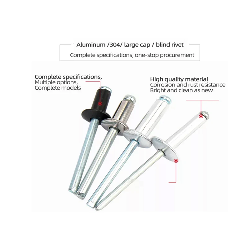 Hardware Fasteners And Rivets Push Pin Rivet Fasteners Black 3 Mm Hole ...