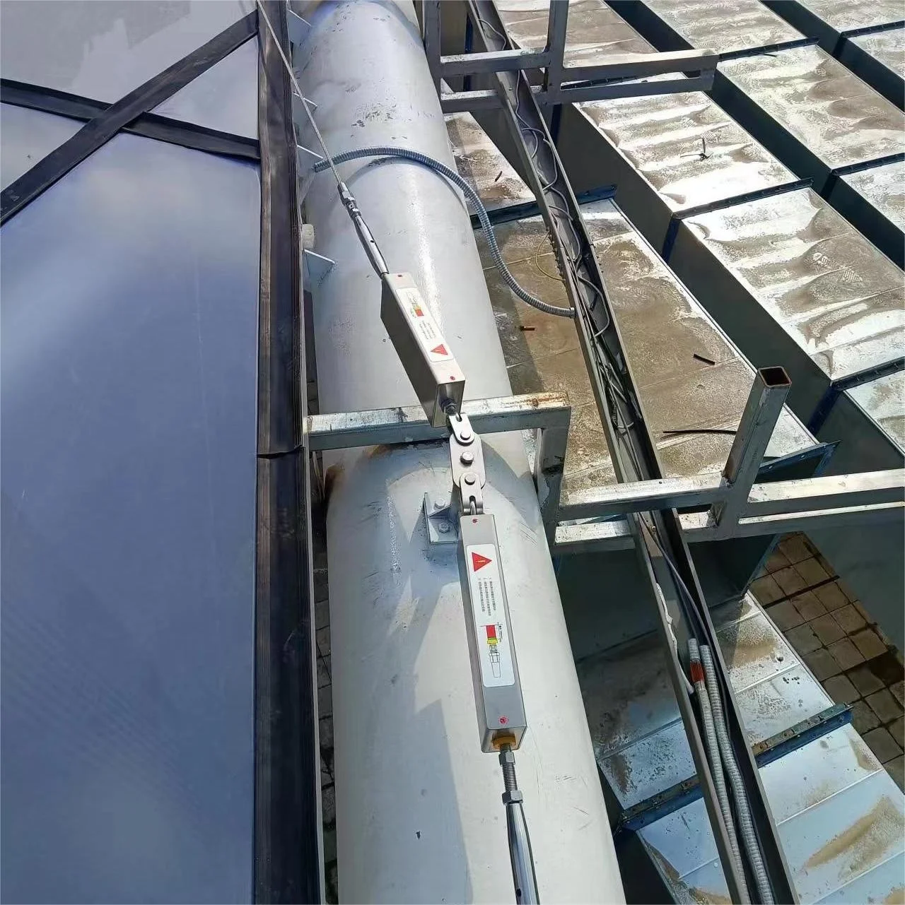 Encou Horizontal Lifeline System 8mm Cable Stainless Energy Absorbers ...