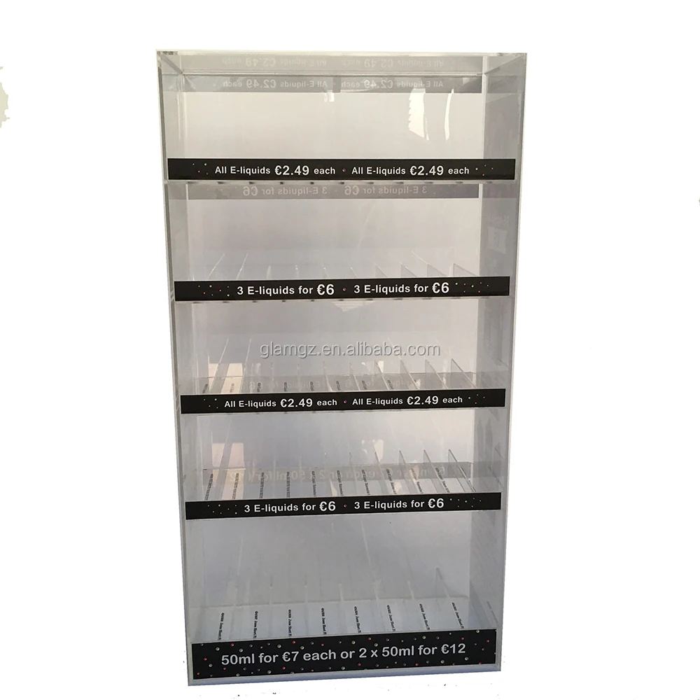 Vape Store Custom 5 Tier Liquid Box Dispenser Counter Top Acrylic E ...