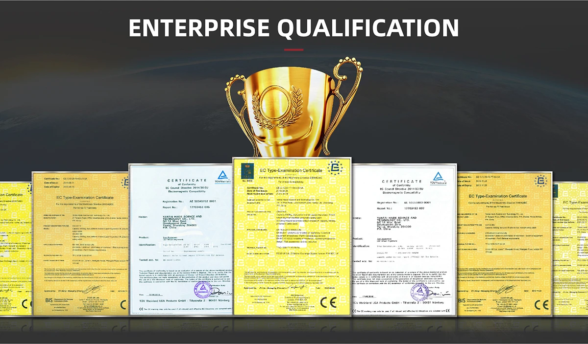 Yantai Haide Science And Technology Co., Ltd. - car lift, wheel alignment