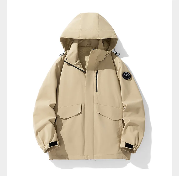ANSZKTN New Style Breathable Windbreaker Wool/Silk Men Women Single ...