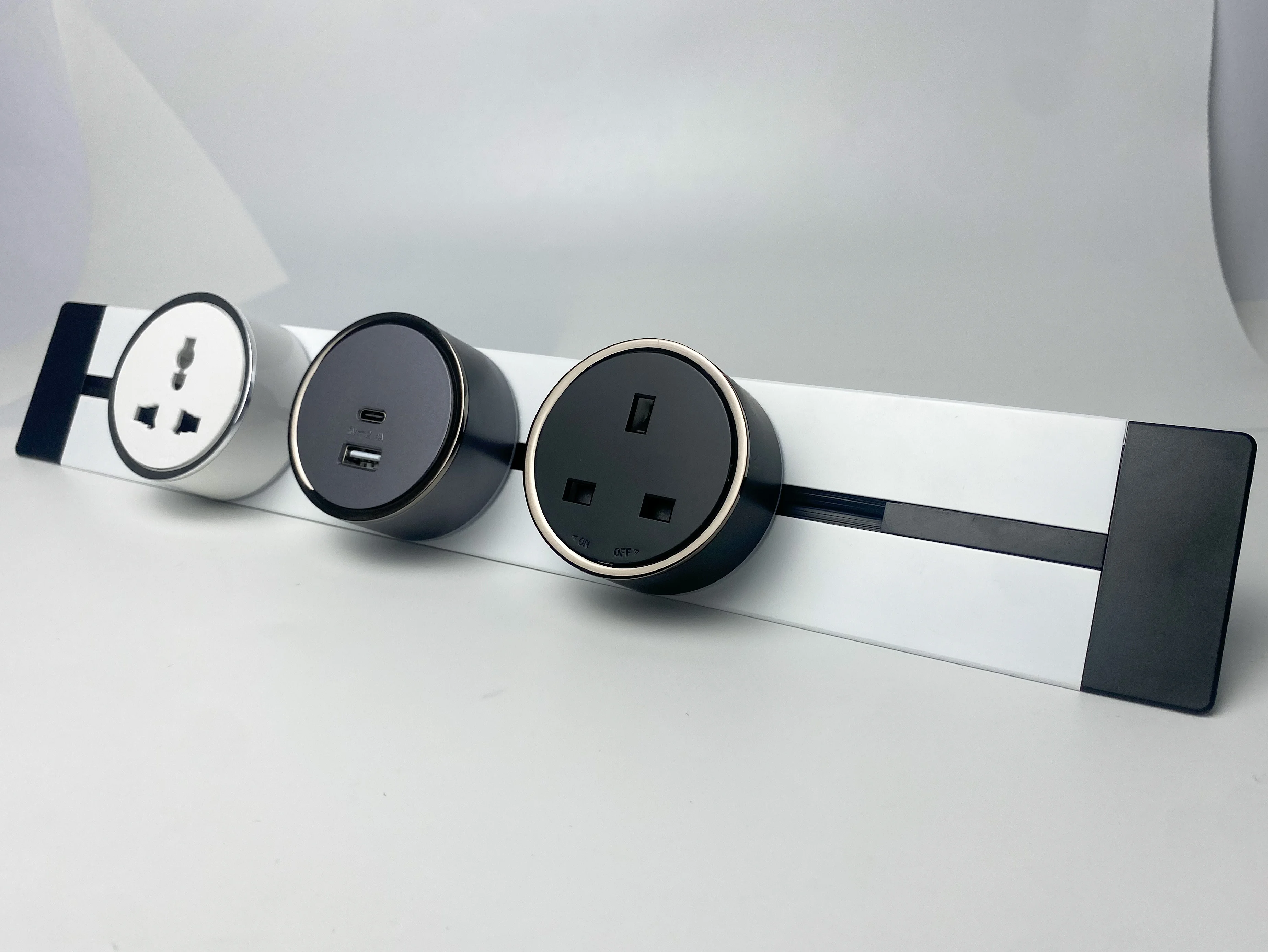 2023 Universal Office Desk Power Track Socket Electric Power Track ...