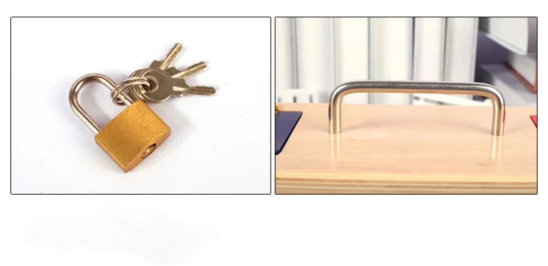 Montessori Wooden Lock Box Toy - Educational Fun for Kids