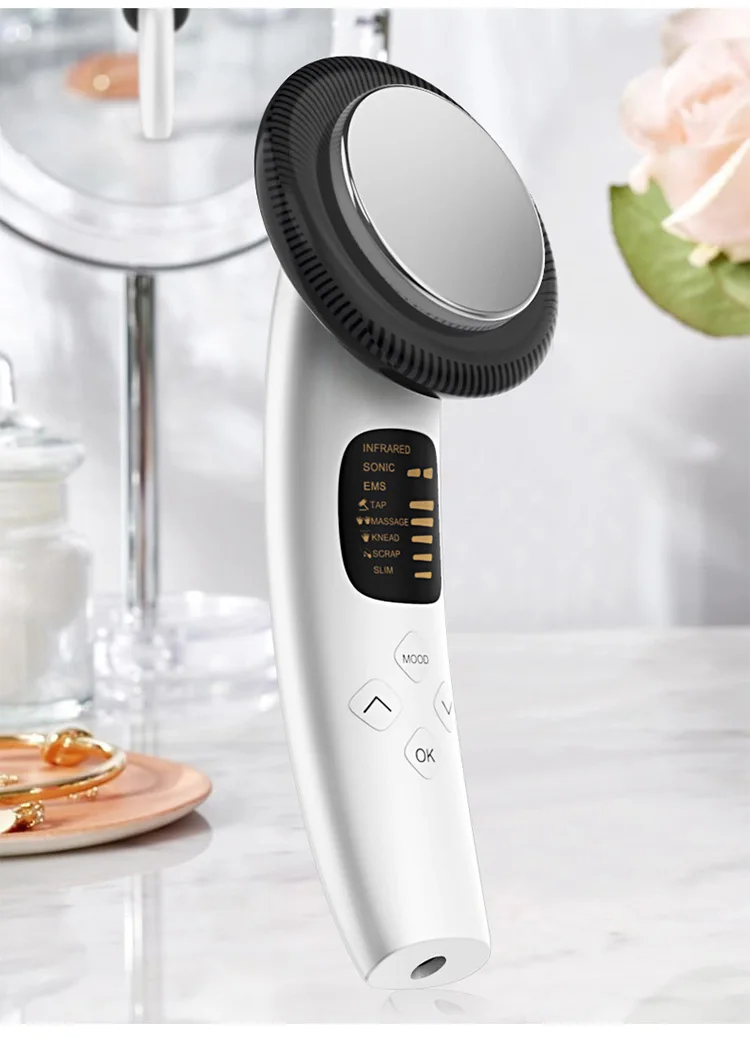 3 In 1 Sonic Body Shaping Device Vibration Ems Led Light Body Beauty ...