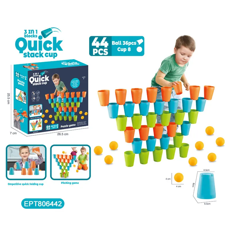Rts Toys Kids Building Toy Stacking Cup Game Plastic Speed Stack Cups ...