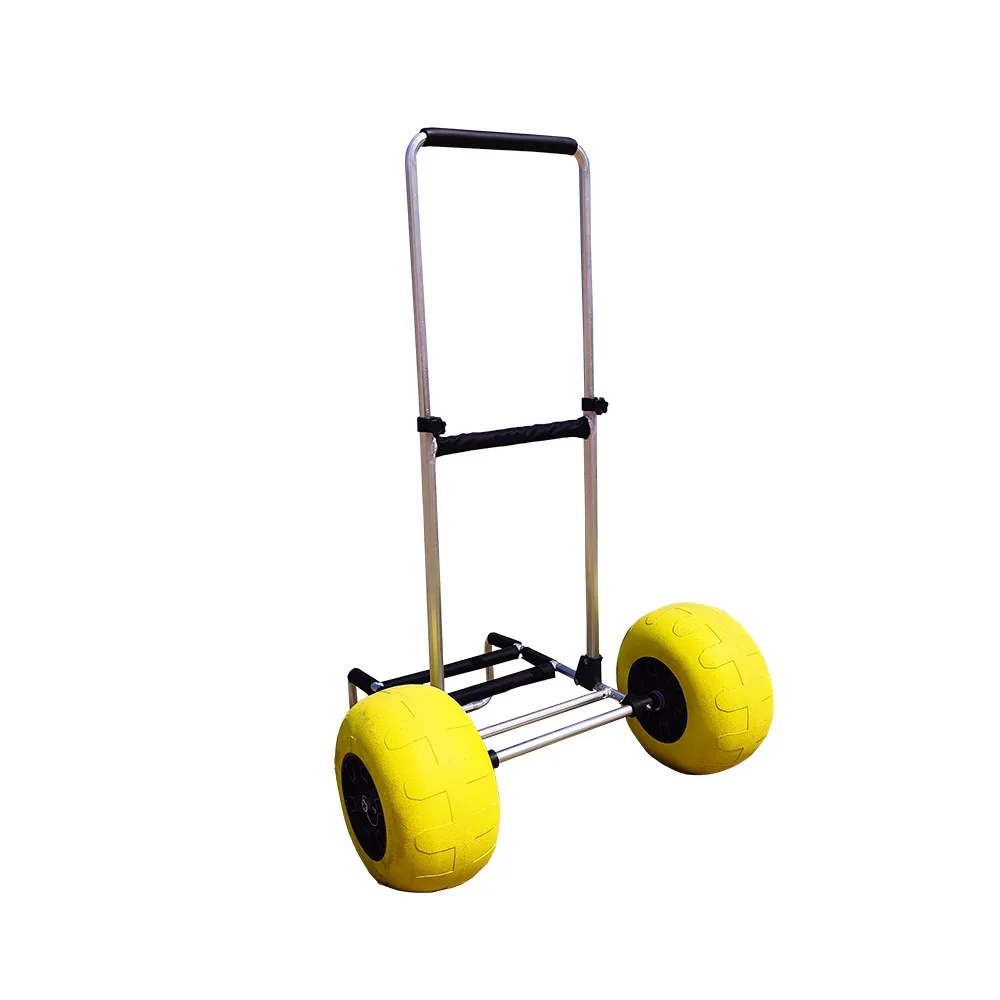 Folding Beach Cart with Balloon Wheels - Ultimate Sand Mobility