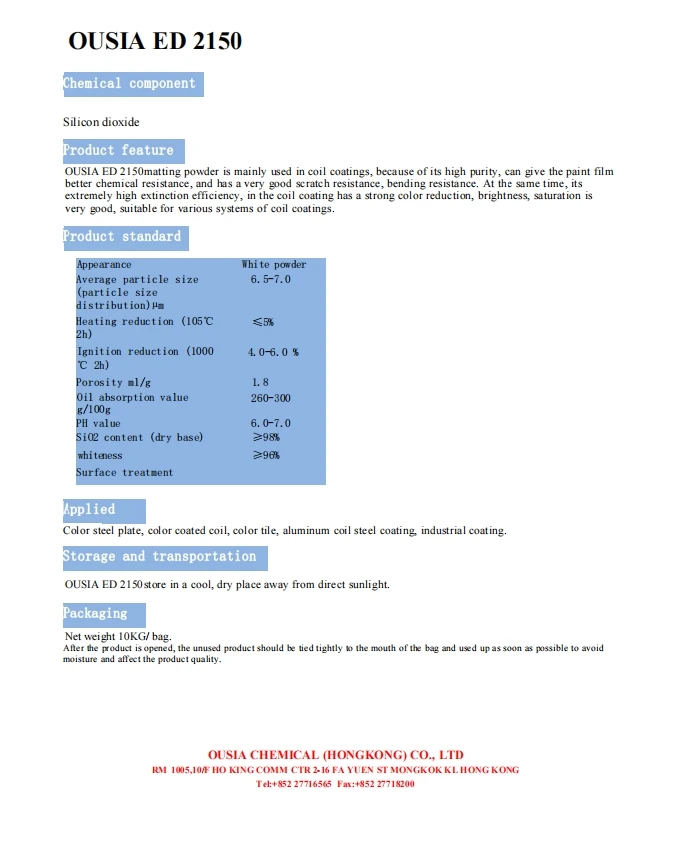 Coating Matting Powder Paint Plastic Additive Powder Industry Matting ...