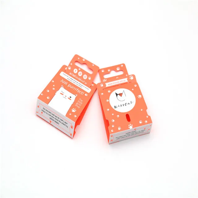 Customized Thick Paper Hanging Header Paper Card for Packaging