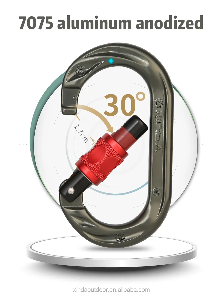 XINDA Climb with Confidence - CE UIAA Certified Carabiner