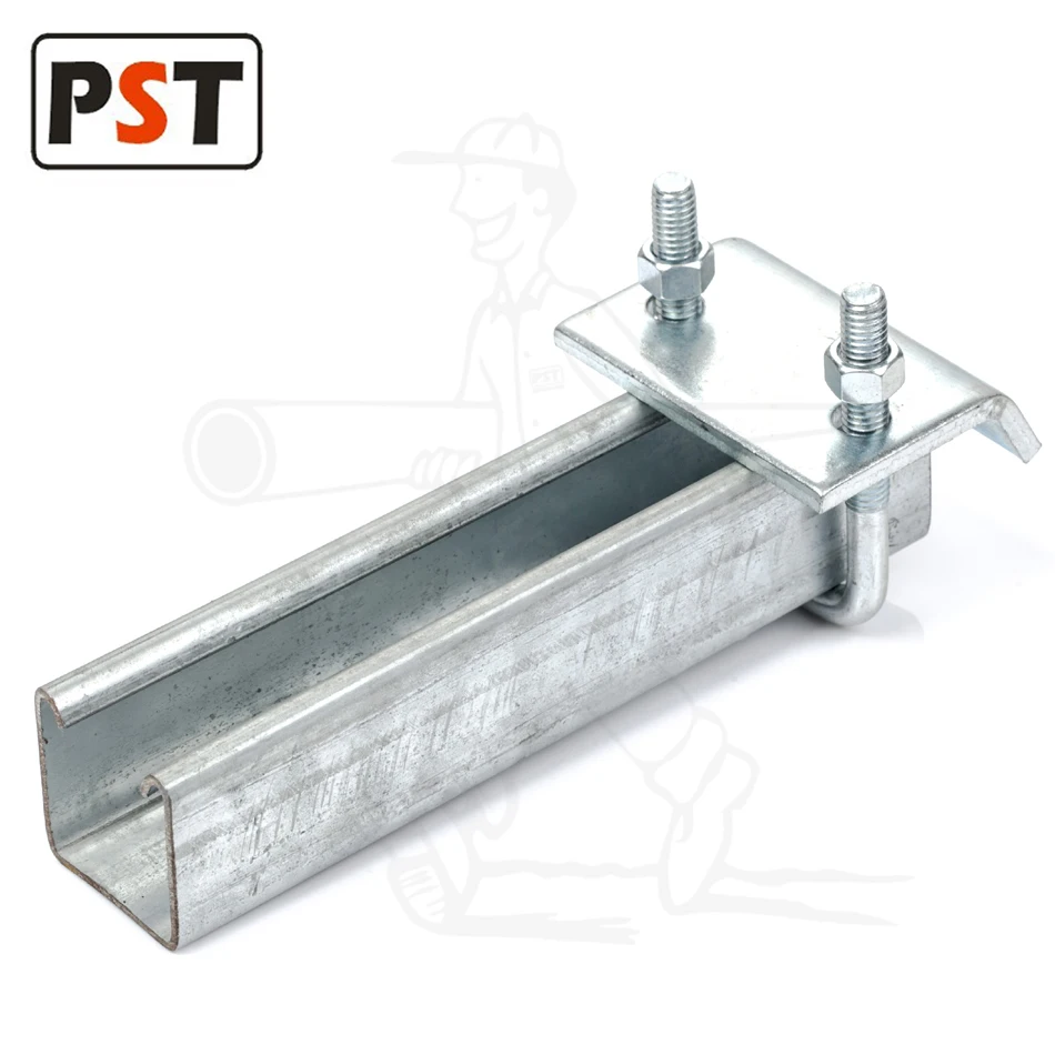 Square U-bolt Beam Clamp For Support Strut Channel - Buy Beam Clamp,U ...