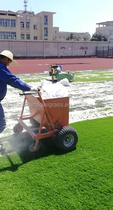Sand Rubber Granules Infill Machine For Artificial Grass Installation ...