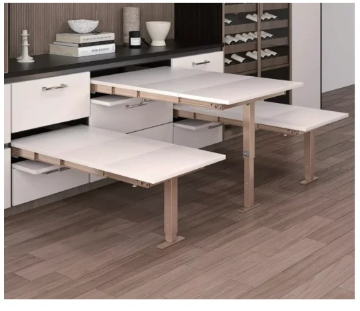 Temax New Type Invisible Pull-out 5-fold Monopod Rail Chair Rail Table ...