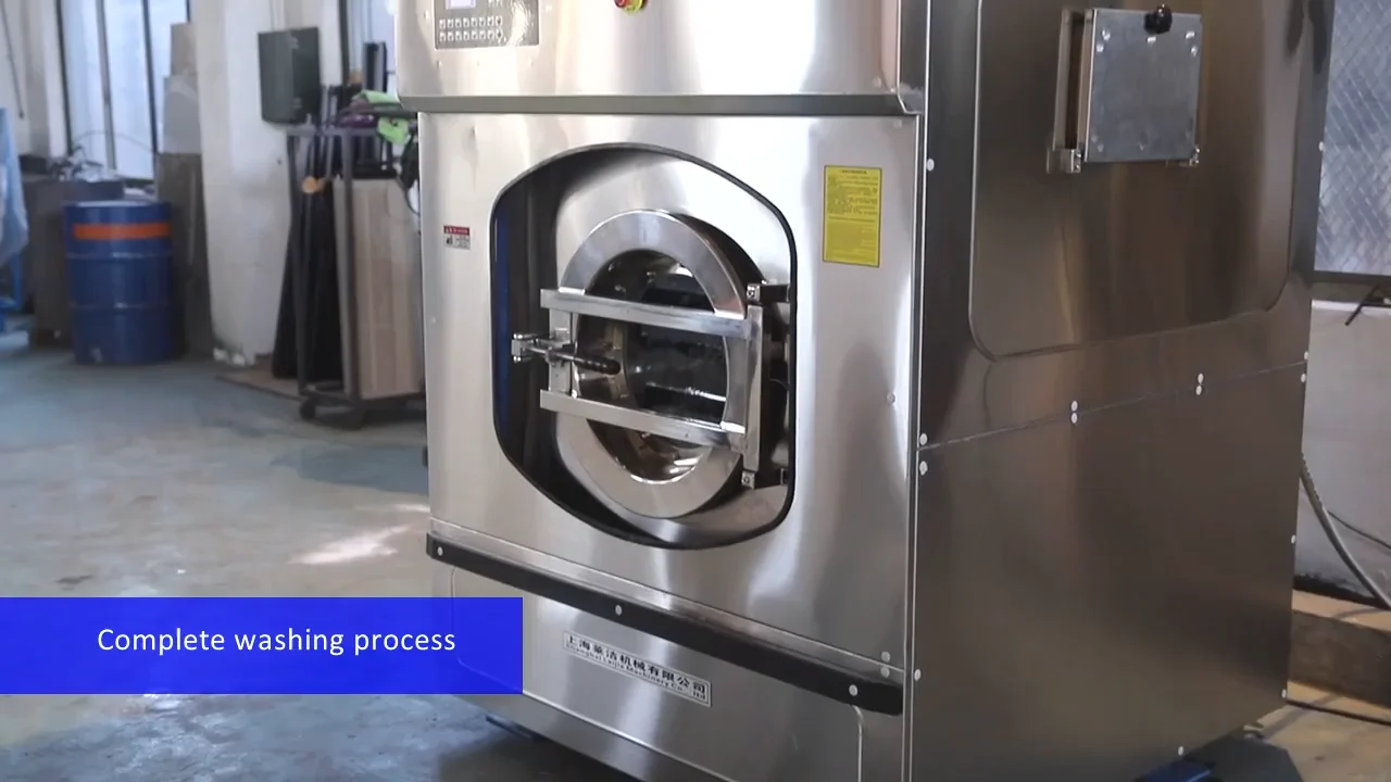 100kg Automatic Washing Machine Industrial Washer Extractor For Laundry ...