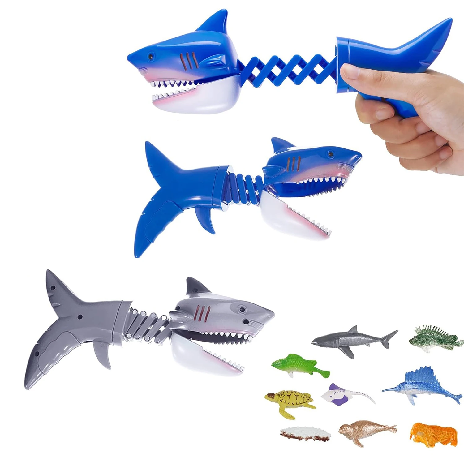 Plastic Claw Game Snapper Dinosaur Toys - Hungry Shark Grabber Toy