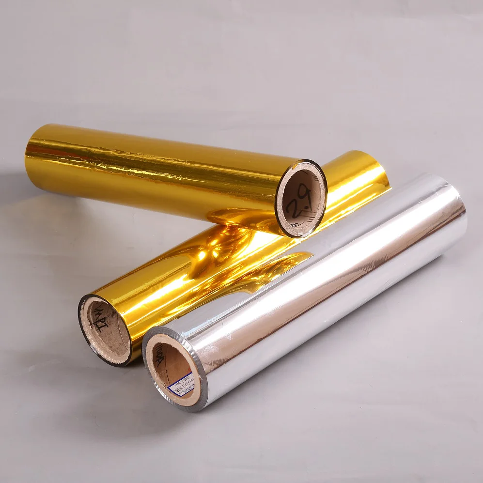 Gold Coated Pet Metallized Film Lamination Paper For Cake Drum - Buy ...